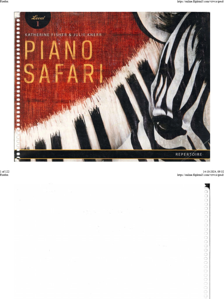 Piano Safari Repertoire Level 1 | PDF