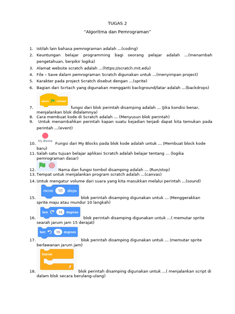 Soal Latihan Algoritma dan Pemrograman | PDF
