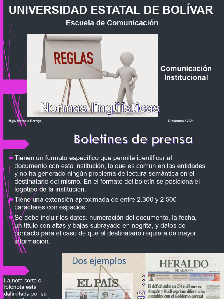 6. Normas linguísticas | PDF | Puntuación | Lingüística