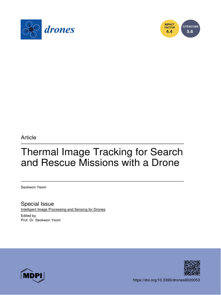 Drones 08 00053 With Cover | PDF | Thermography | Unmanned Aerial Vehicle