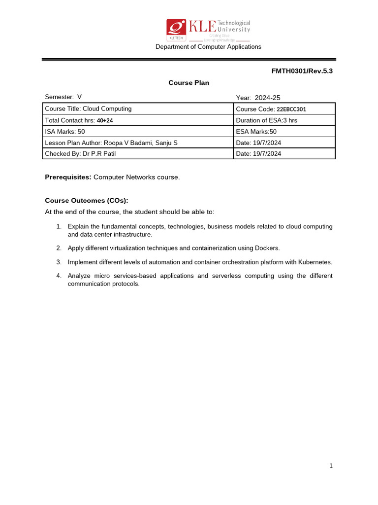 CloudComp LP_BCA Final | PDF | Cloud Computing | Computing