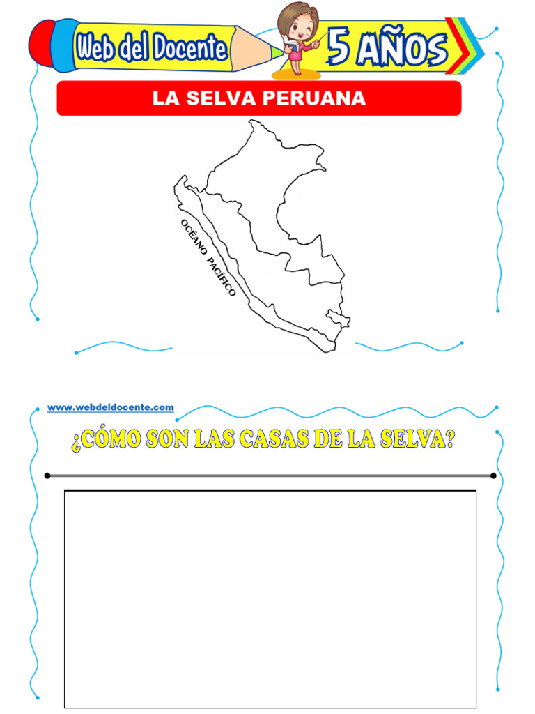 La Selva Peruana para Niños de 5 Años | PDF