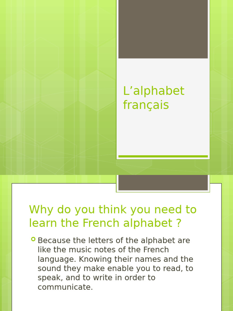 Learn the French Alphabet Basics | PDF | Consonant | Graphemes