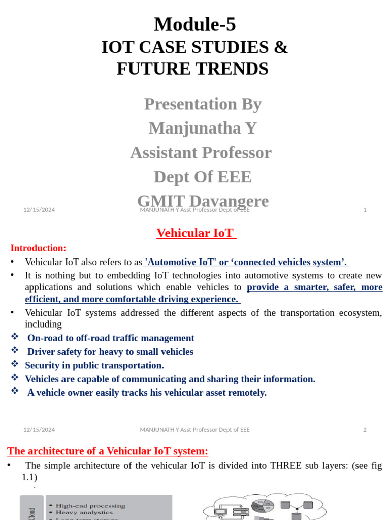 Module 5 IoT | PDF | Machine Learning | Internet Of Things