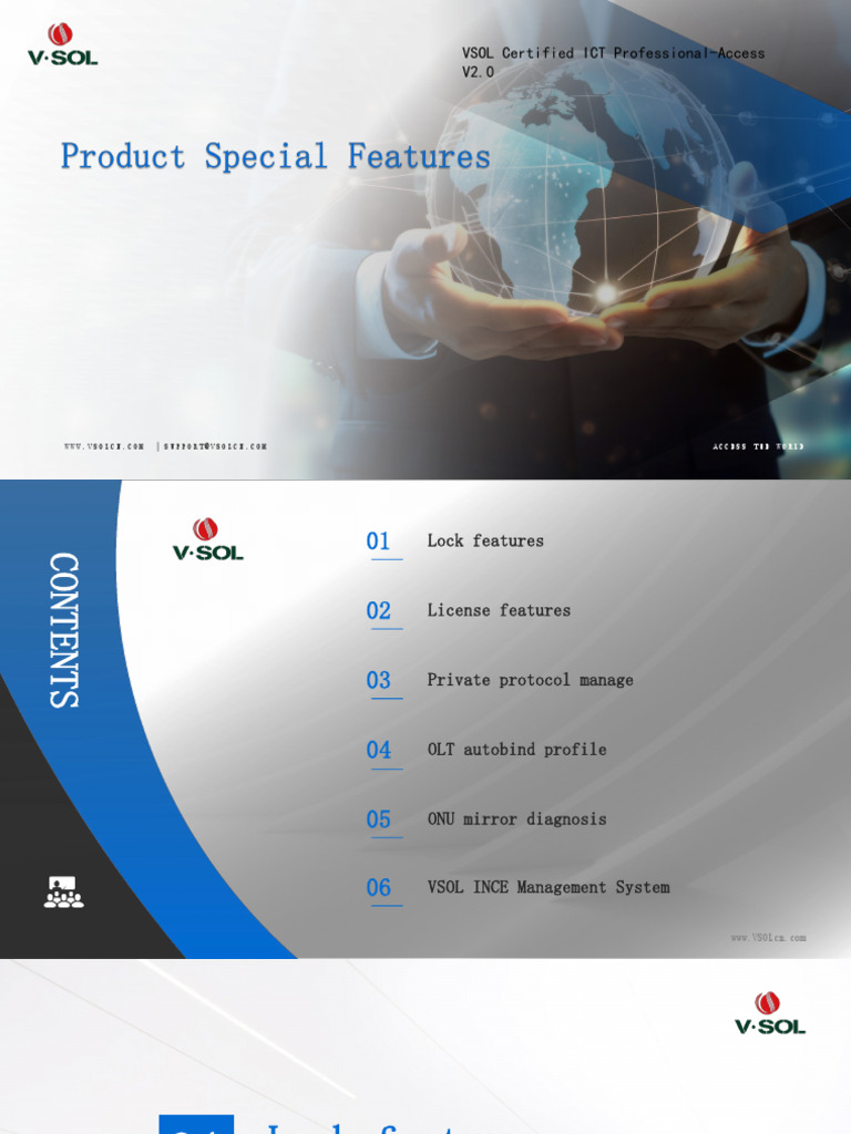 1. VSOL Special Features | PDF | Session Initiation Protocol | Communications Protocols