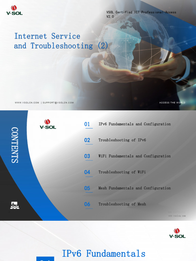 4.internet Service and Troubleshooting | PDF | I Pv6 | Network Protocols