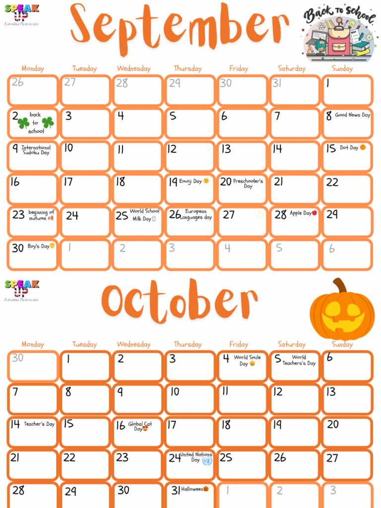 Class Calendar | PDF