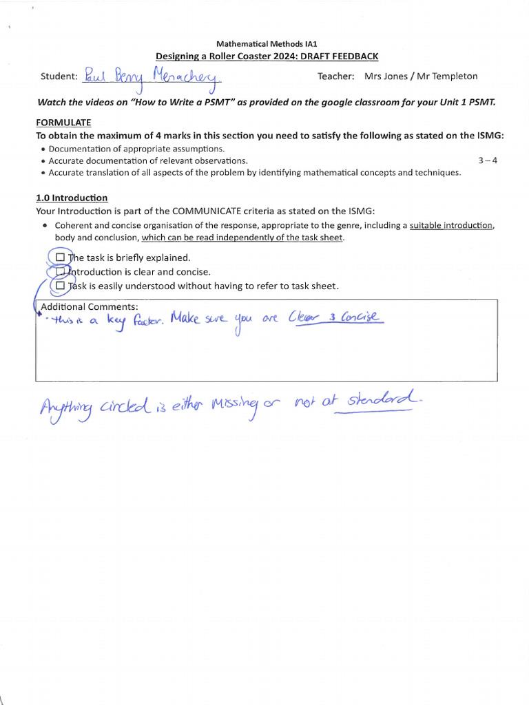 Paul Benny Menachery IA1 Draft | PDF