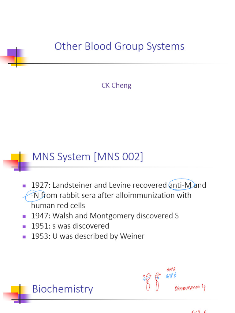 L2 Other Blood Group Systems PDF | PDF | Medical Specialties | Blood