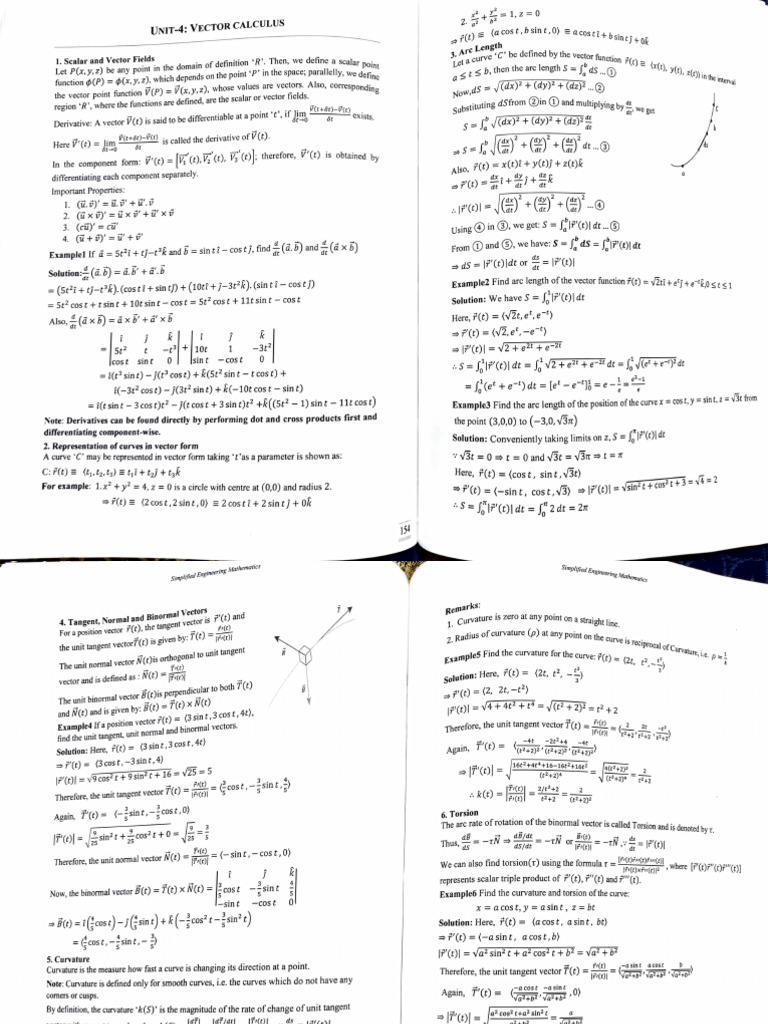 Maths Unit 4 Btechhh | PDF