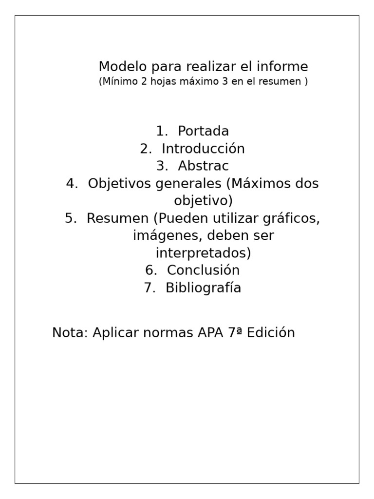 Guía para Informe con Normas APA 7ª Ed. | PDF