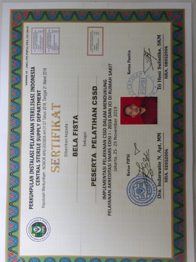 PPI 4 EP 2 Sertifikat CCSD Bela | PDF