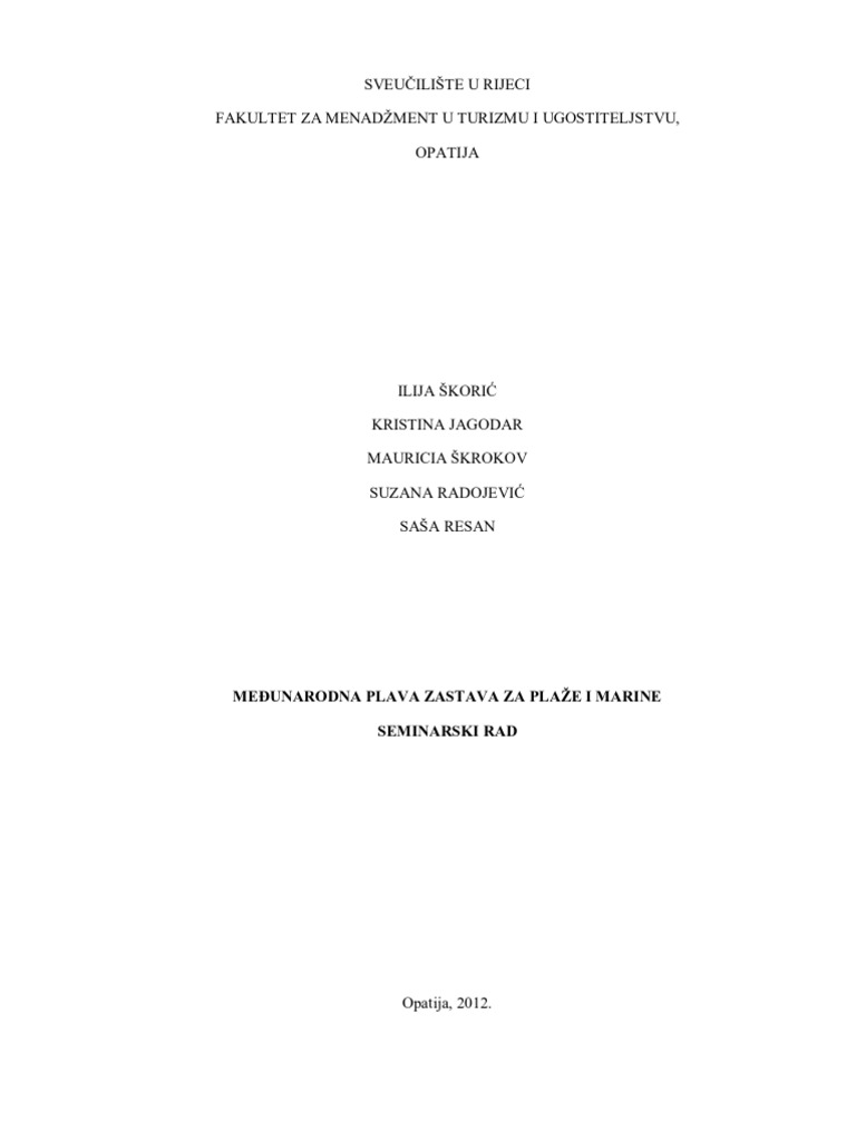 Plava Zastava | PDF