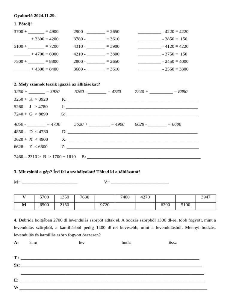 Gyakorló 1129 | PDF