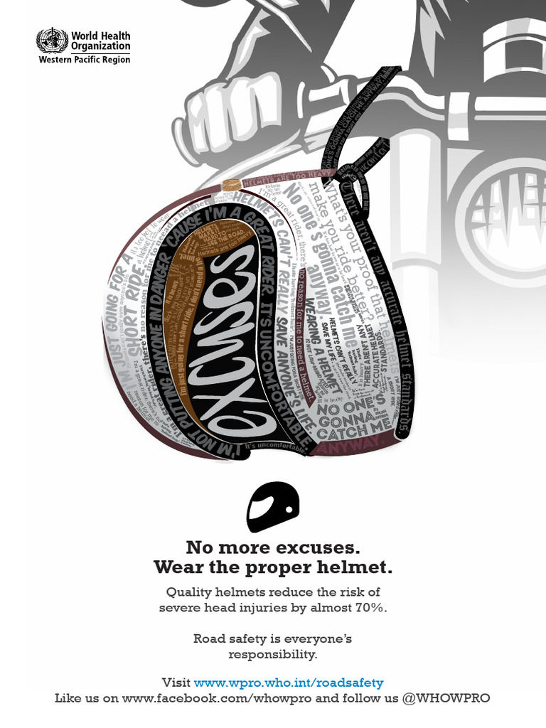 Road Safety Helmet WHO | PDF