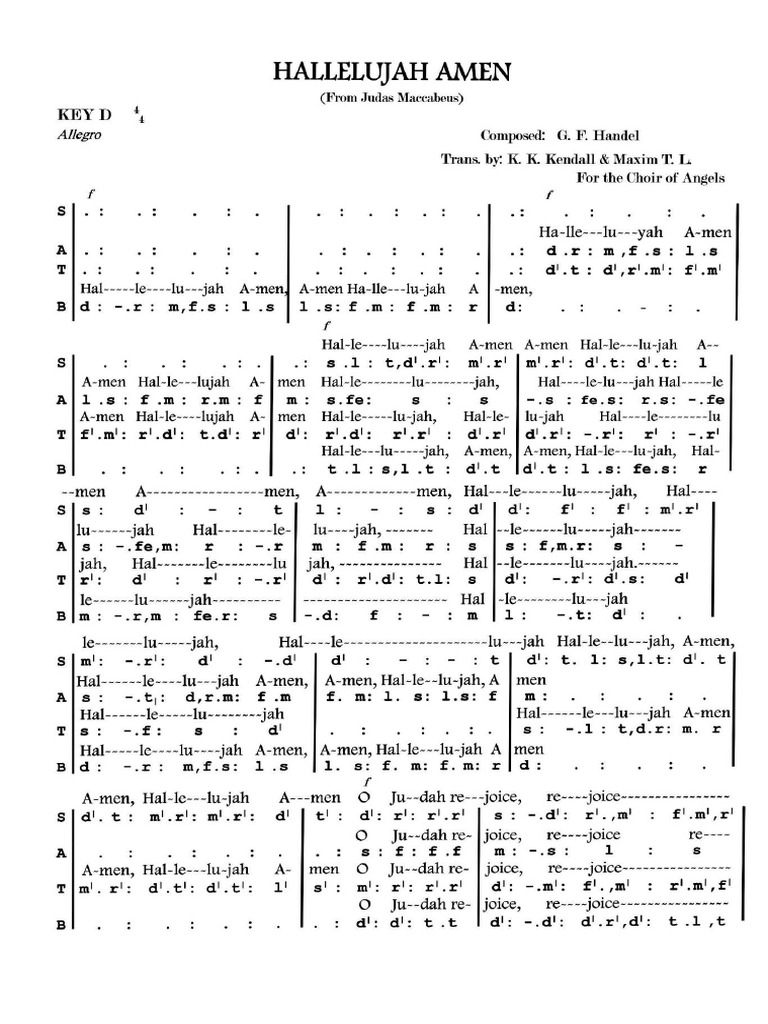Hallelujah Amen | PDF