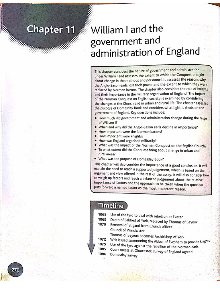 Early Medieval England Ch.11 | PDF