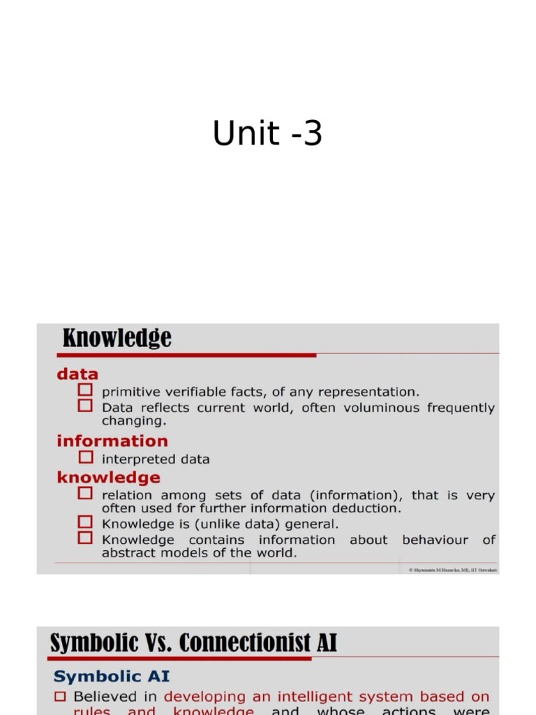 Unit3-Propositional Logic | PDF