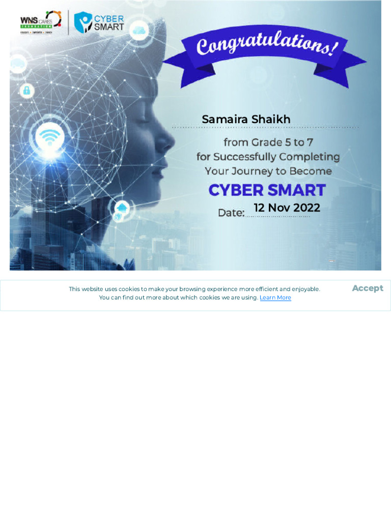 Samaira Shaikh - CyberSmart | PDF