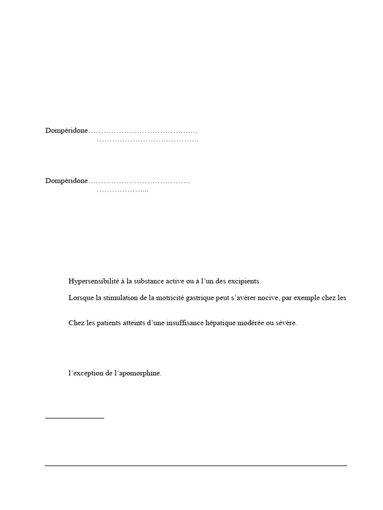Indications et posologie de Nauseium | PDF | Médecine clinique ...