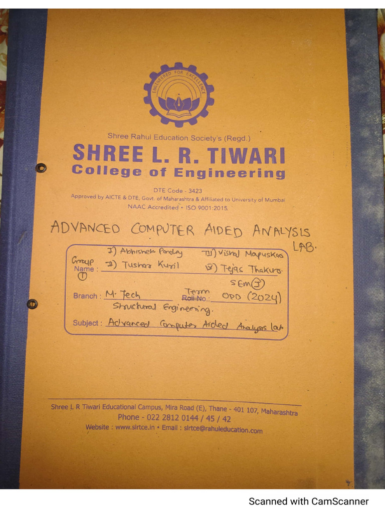 ACAD Tutorial 1 Group I | PDF