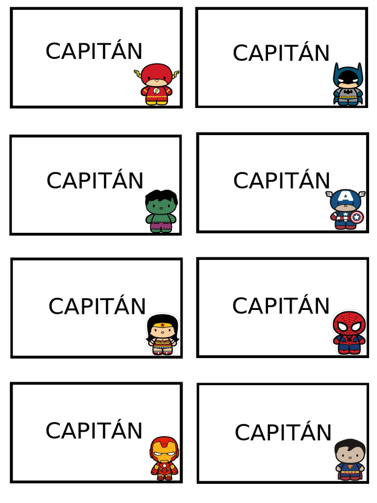 Repetición de la palabra "Capitán" | PDF