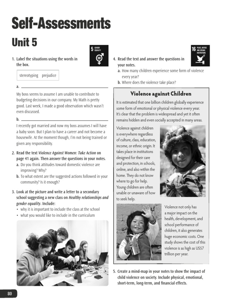 LC Self-Assessment | PDF | Violence | Stereotypes