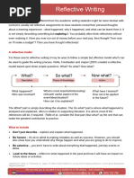 4/5Rs Framework for Reflective Writing | PDF