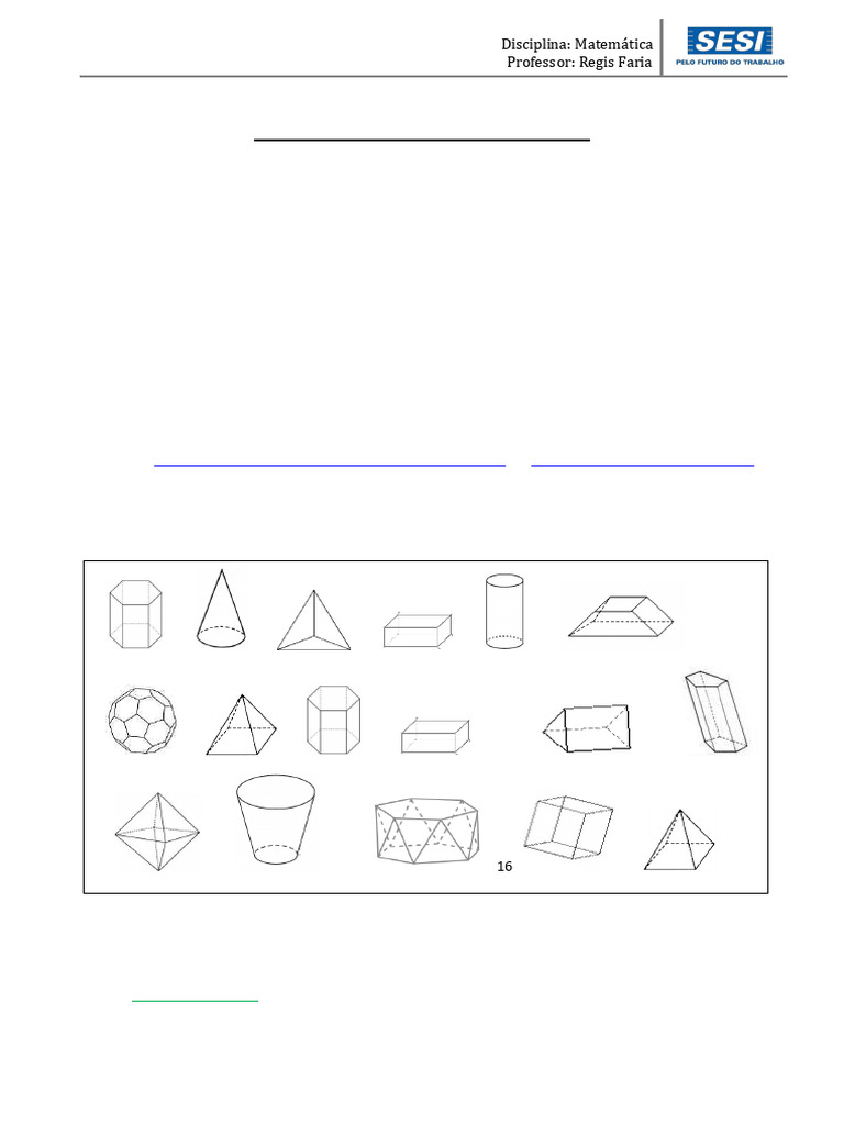 SOLIDOS GEOMETRICOS (1) (1) | PDF | Geometria Euclidiana | Formas geométricas