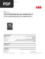 1SDA100467R1 xt5s 630 Ekip Dip Ls I in 630 4p F F | PDF | Electrical Equipment | Electricity