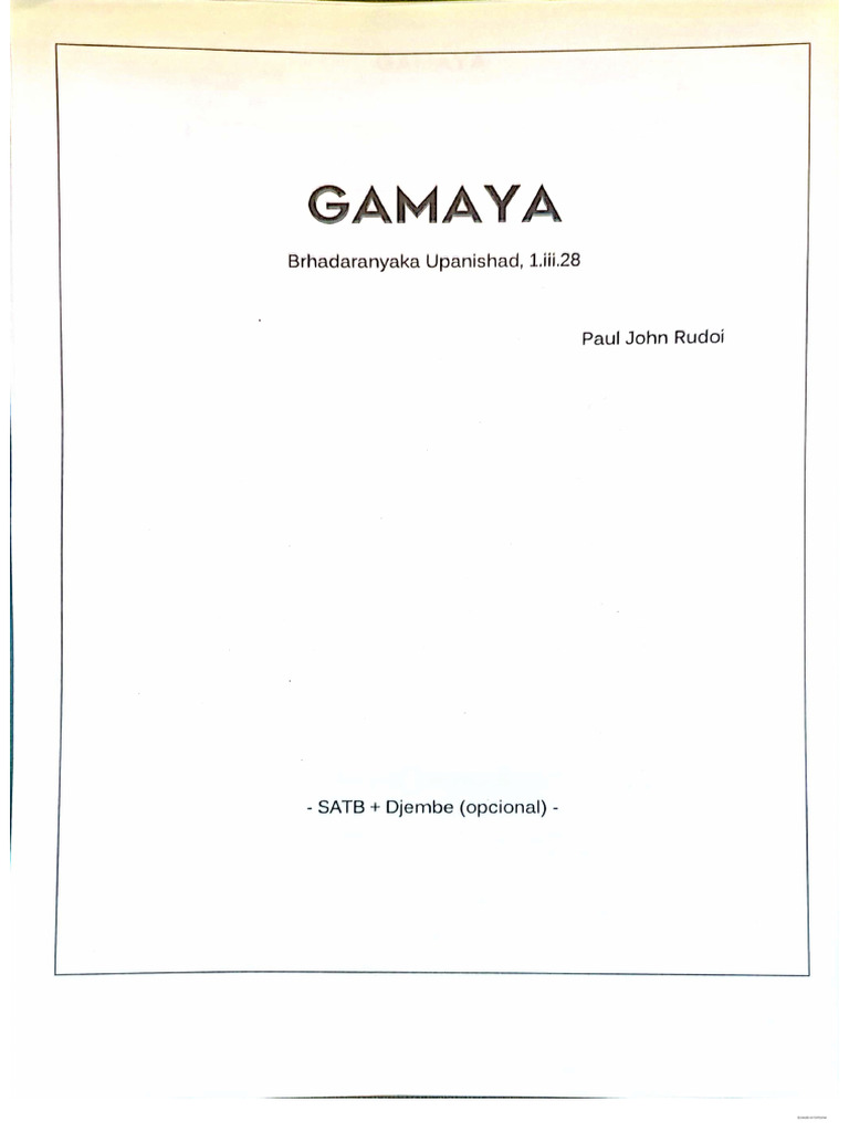 Gamaya (Dirección Coral1) | PDF