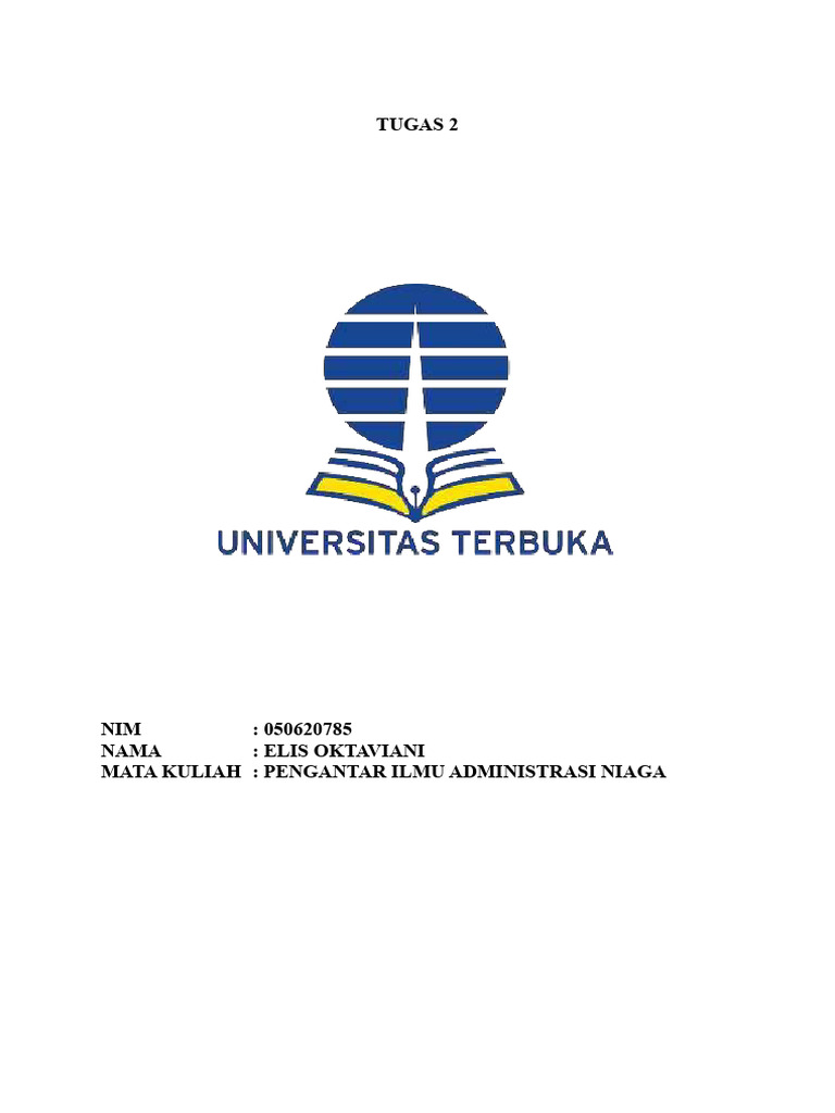 Elis Oktaviani-050620785-Adbi4130-Pengantar Ilmu Administrasi Niaga-Tugas 2 | PDF