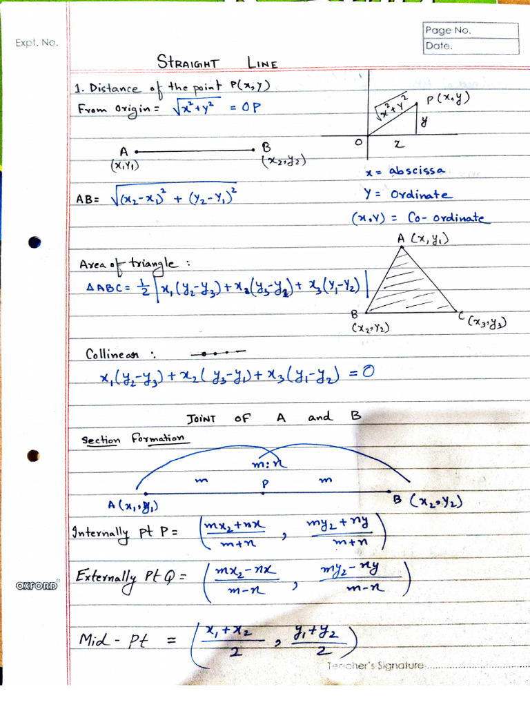 Adobe Scan Staight Line Formula | PDF