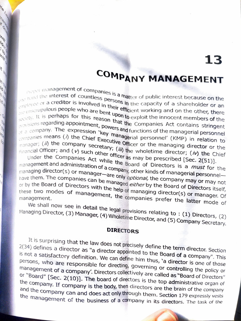 Company act full book | PDF