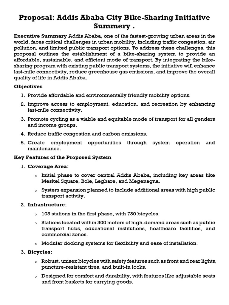Bike Share Proposal AATB | PDF | Transport | Public Transport