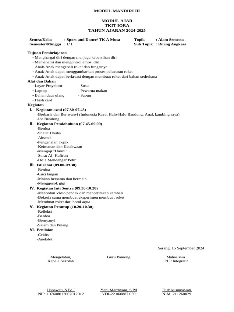 Modul Mandiri 3 | PDF