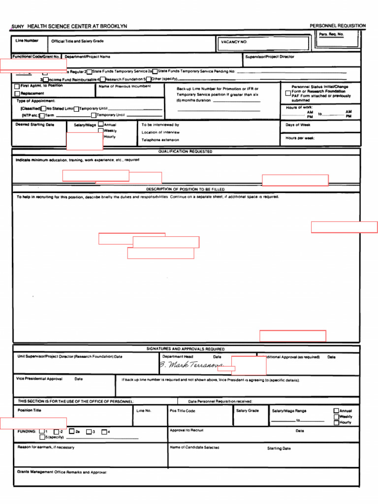 Personnel Requisition for Director Position | PDF | Business