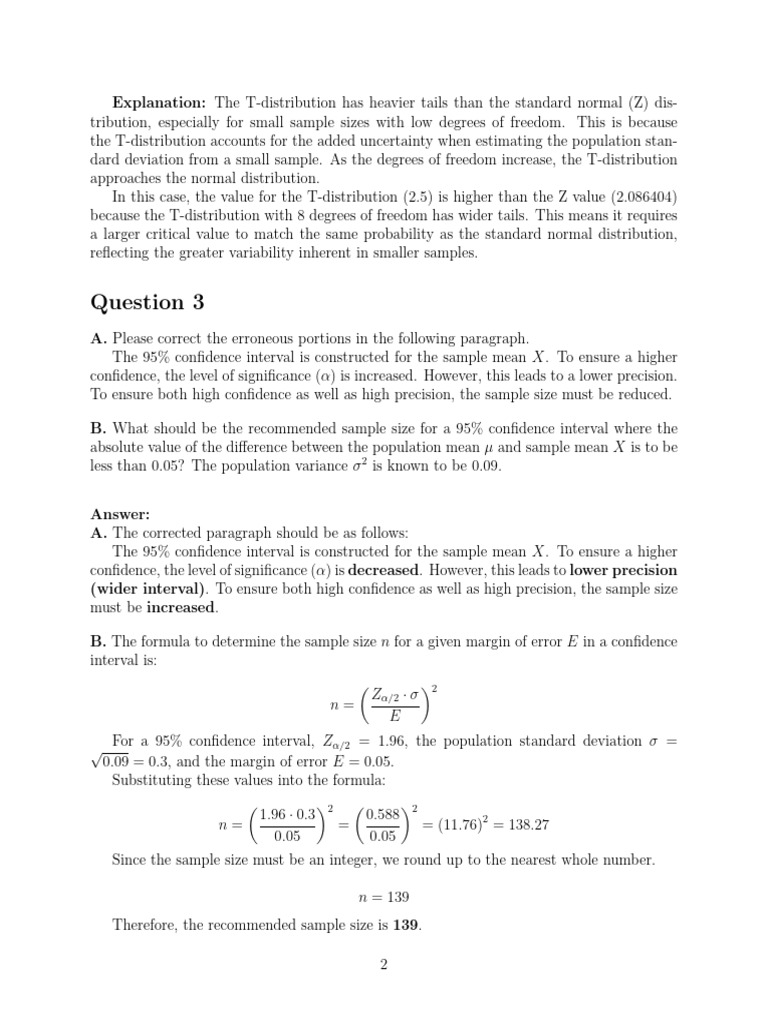 Stat Assignment | PDF | Chi Squared Test | Normal Distribution