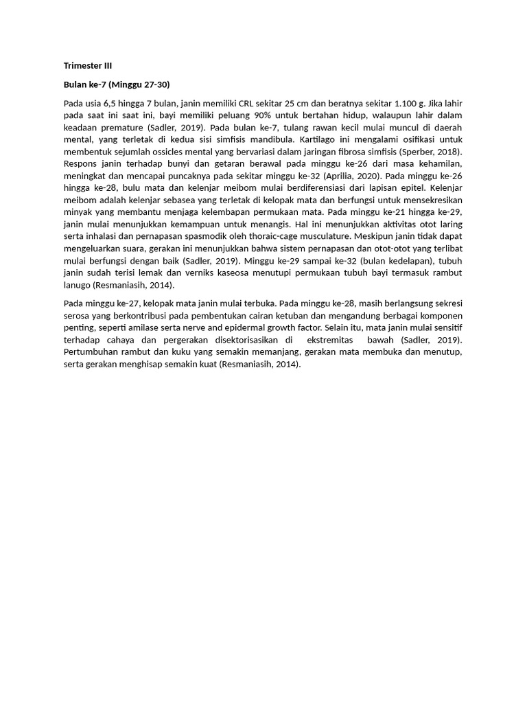 Perkembangan Bulan Ke-7 | PDF