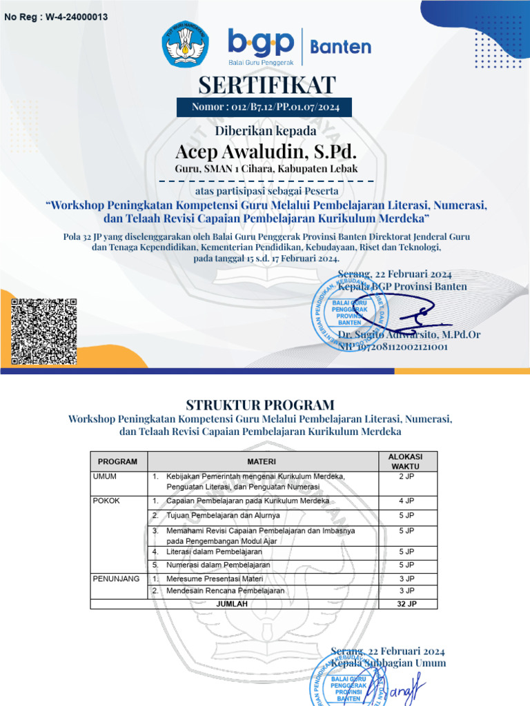 Acep Awaludin, S.Pd. SMAN 1 Cihara | PDF