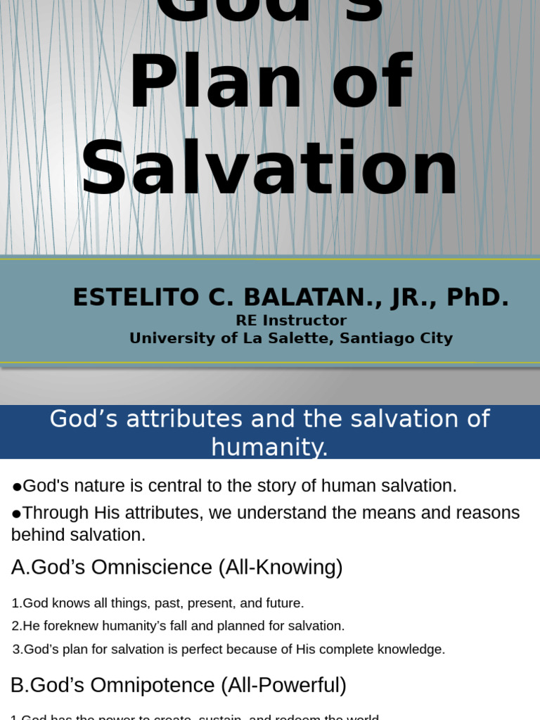 Gods Plan of Salvation | PDF | Salvation | God