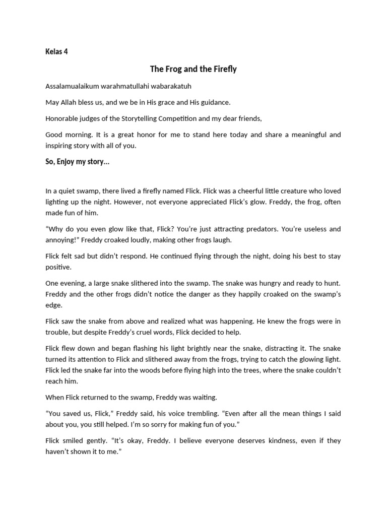 Teks Story Telling | PDF