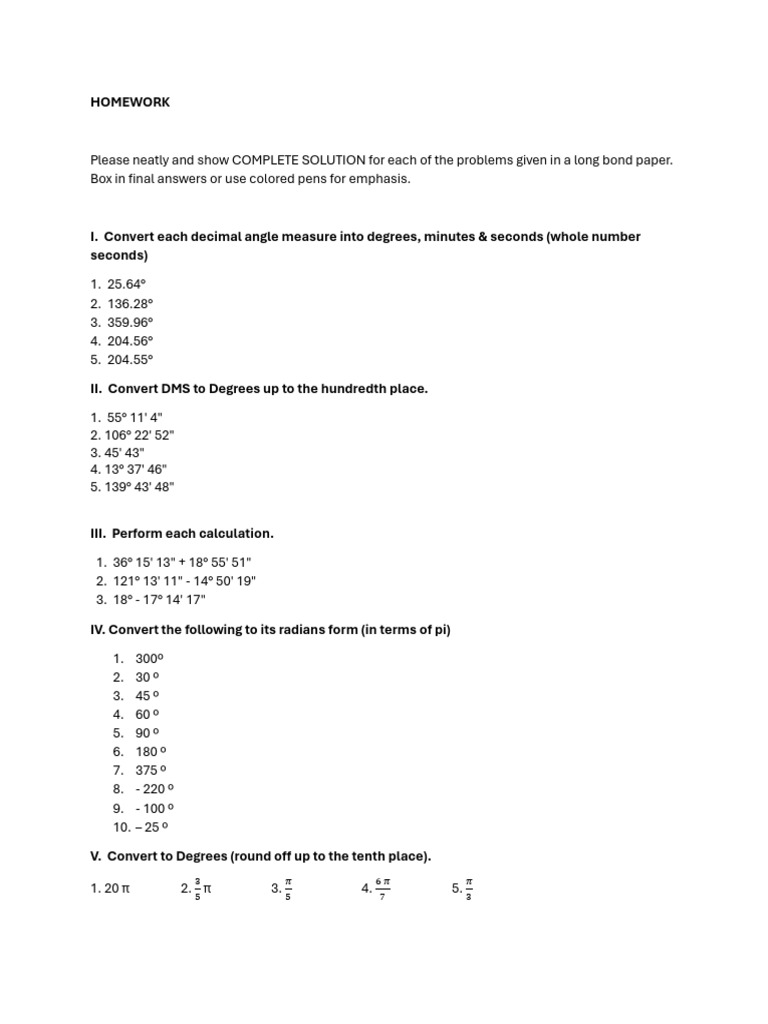 HOMEWORK-MATH-115 | PDF