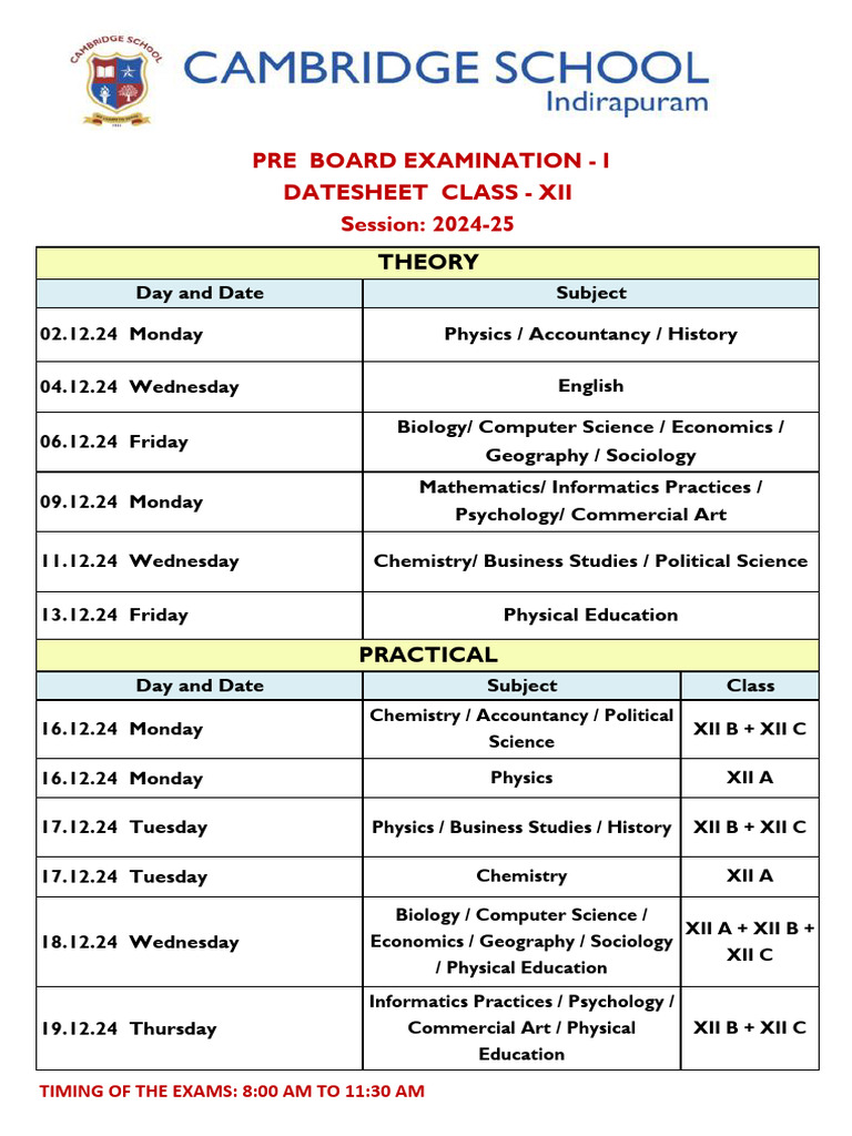 preboard-I-Class-XI | PDF