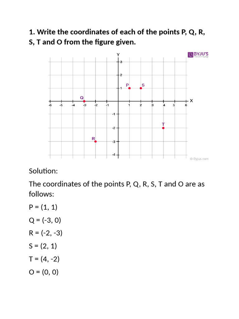 Chap3 Geometry | PDF | Cartesian Coordinate System | Vertex (Graph Theory)