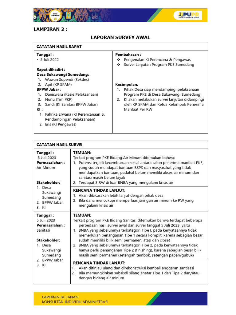 Contoh Lampiran 2 | PDF