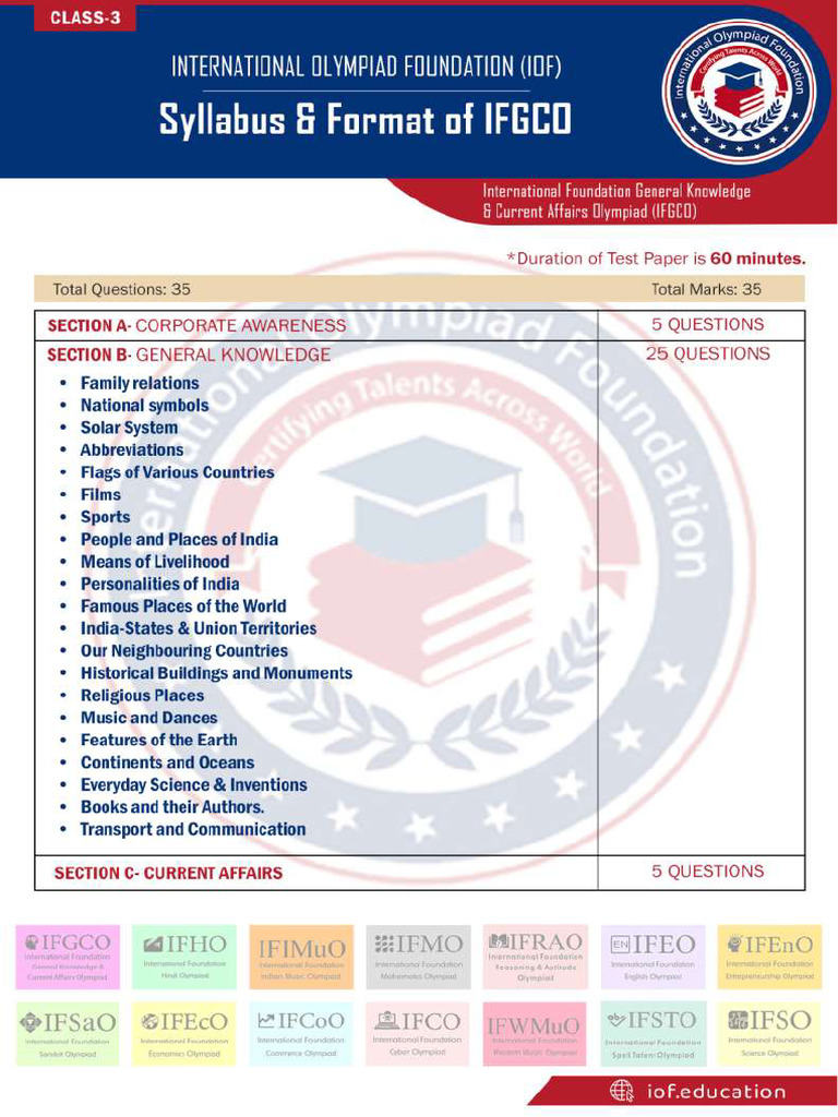 IFGCO-Syllabus-Class-3 | PDF