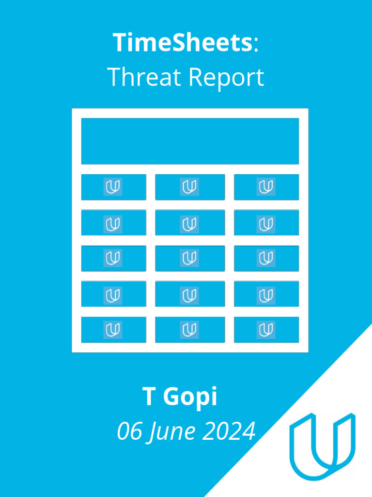 TimeSheets Threat Model Report | PDF | Encryption | Security