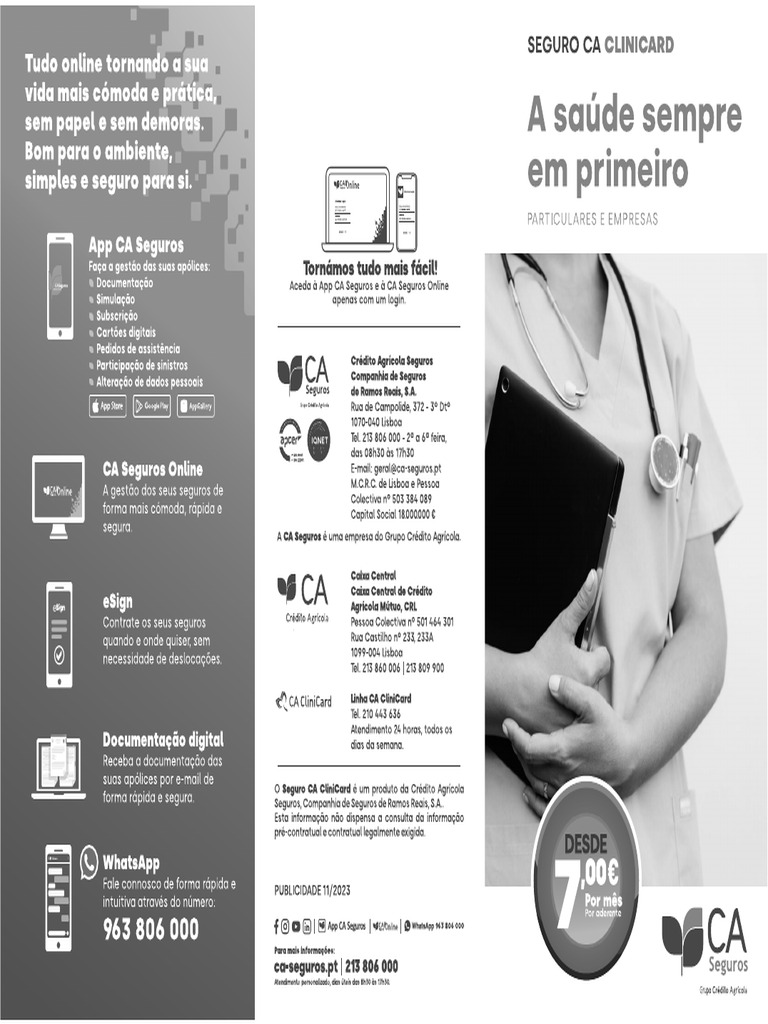 folheto Clinicard | PDF