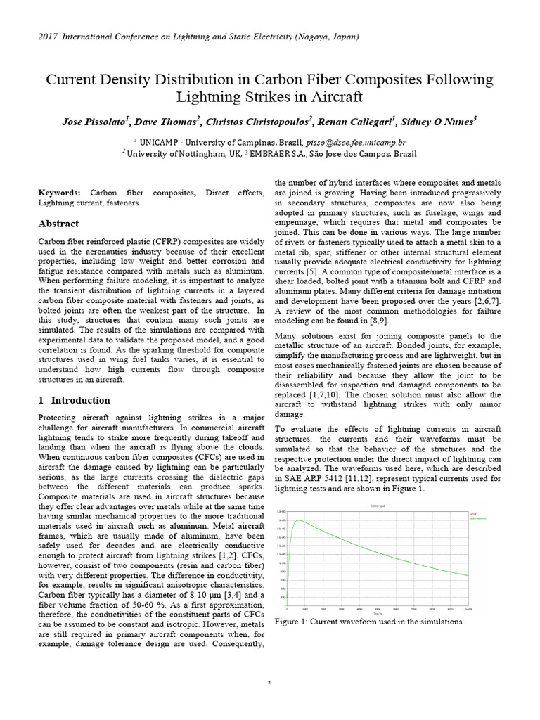 PISSOLATO_CFC | PDF | Composite Material | Electrical Resistivity And ...